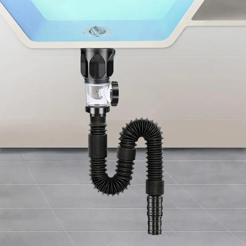 Drain Pipe Leak-Proof Thickened Adhesive Head Washbasin Sewer Pipes ...