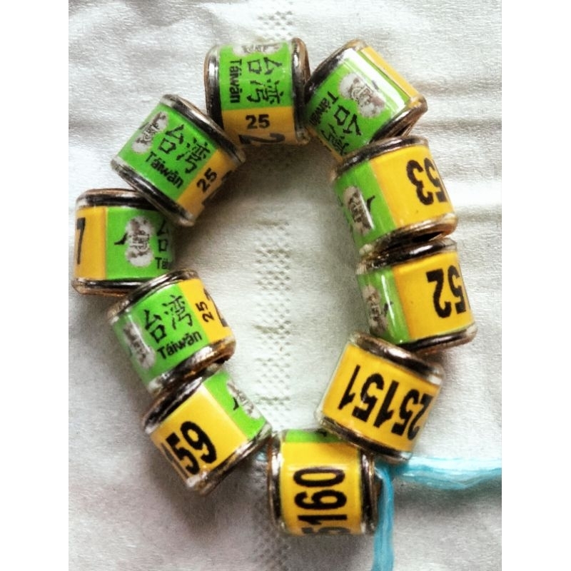 Pigeon Ring (10 pcs. per order) Taiwan 2025 with Identification Number ...