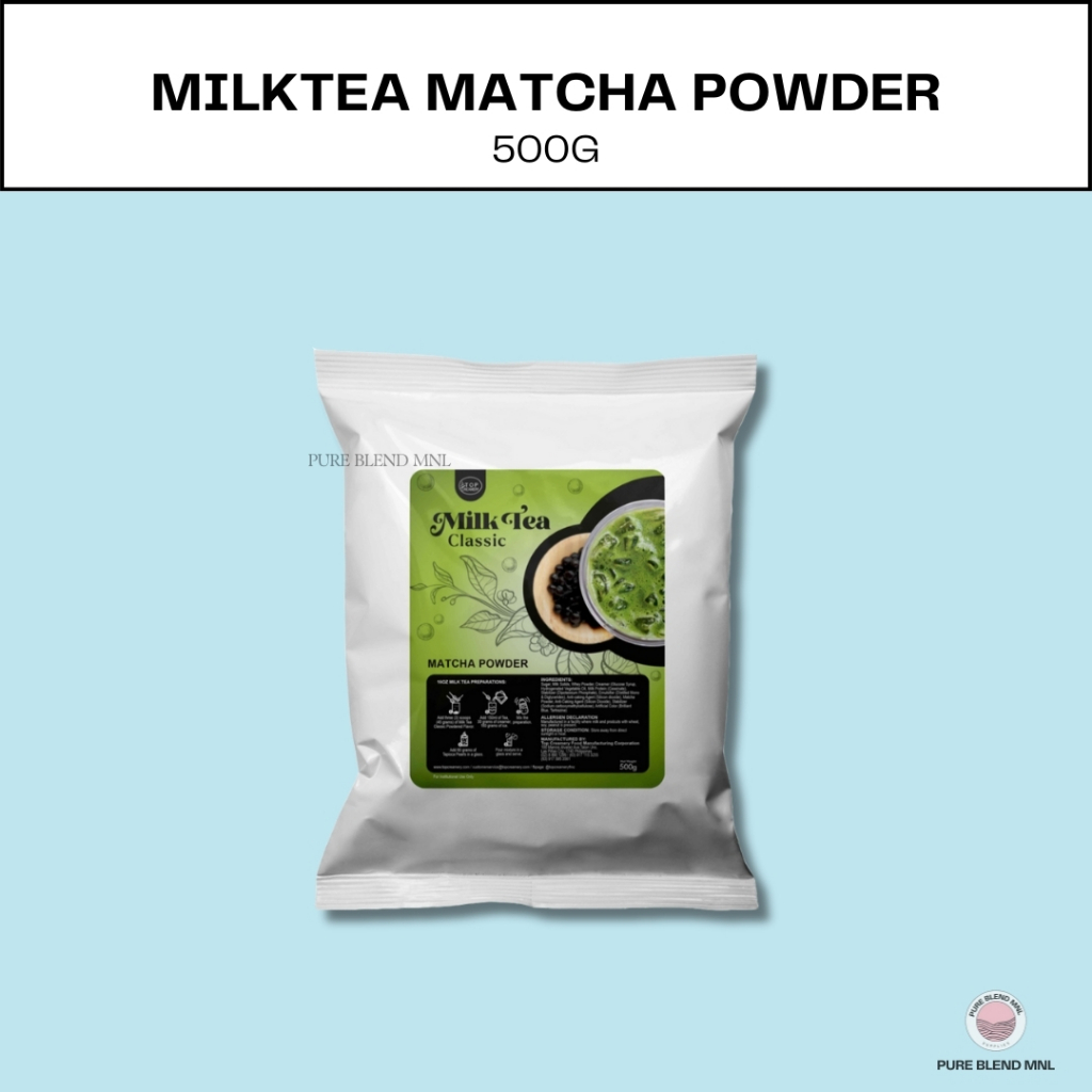 Top Milk Tea Matcha Powder 500g | Shopee Philippines