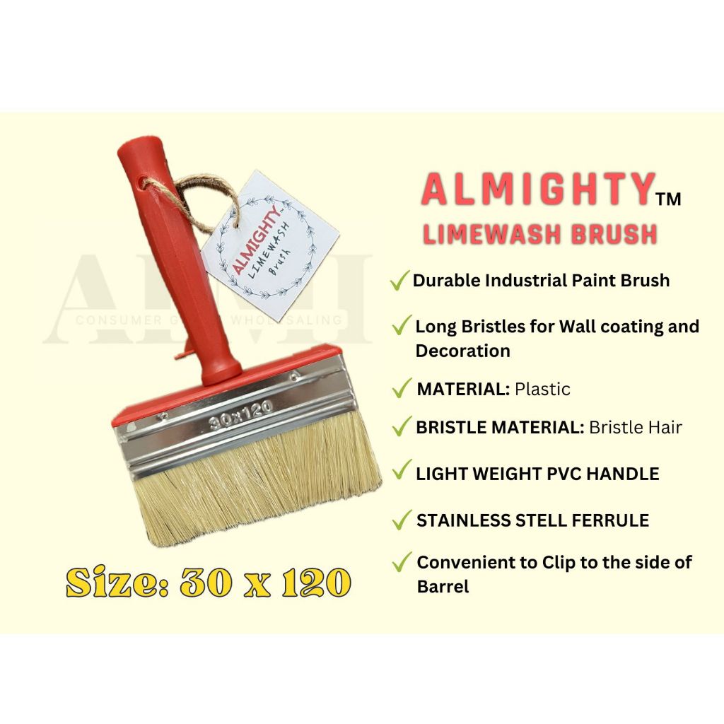 ALMIGHTY LIMEWASH Paint Brush | Shopee Philippines