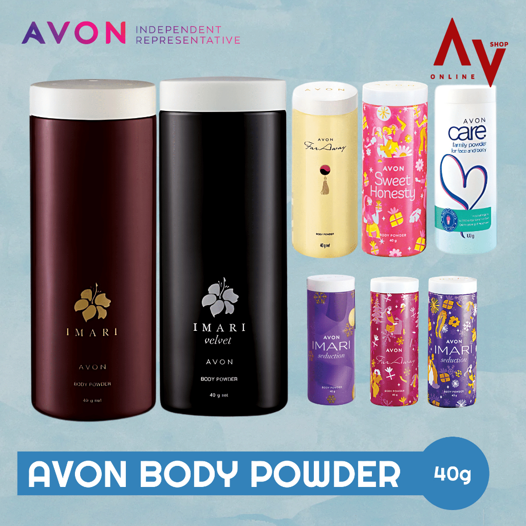 AVON BODY POWDER 40g (Imari, Sweet Honesty, Far Away) | Shopee Philippines