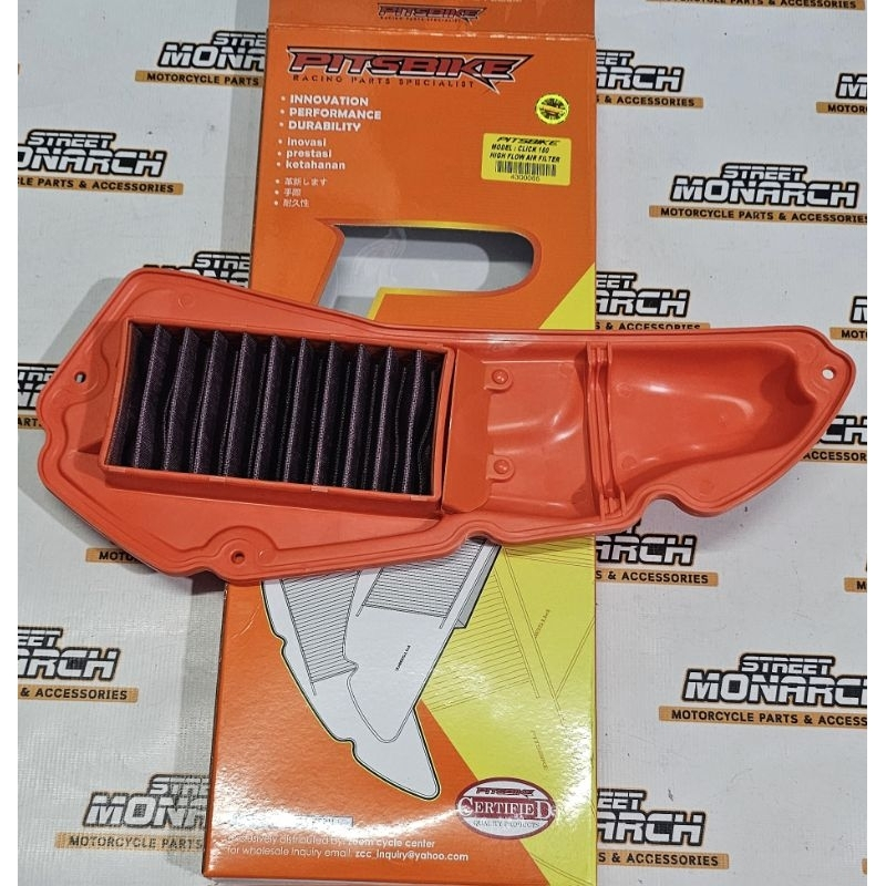HONDA PITSBIKE HIGH FLOW RACING AIR FILTER ( WASHABLE ) FOR HONDA CLICK ...