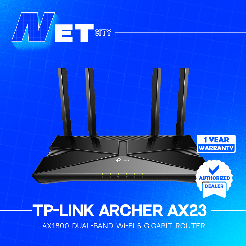 TP-Link Archer AX23 AX1800 Dual-Band Wi-Fi 6 Gigabit Router | Shopee ...