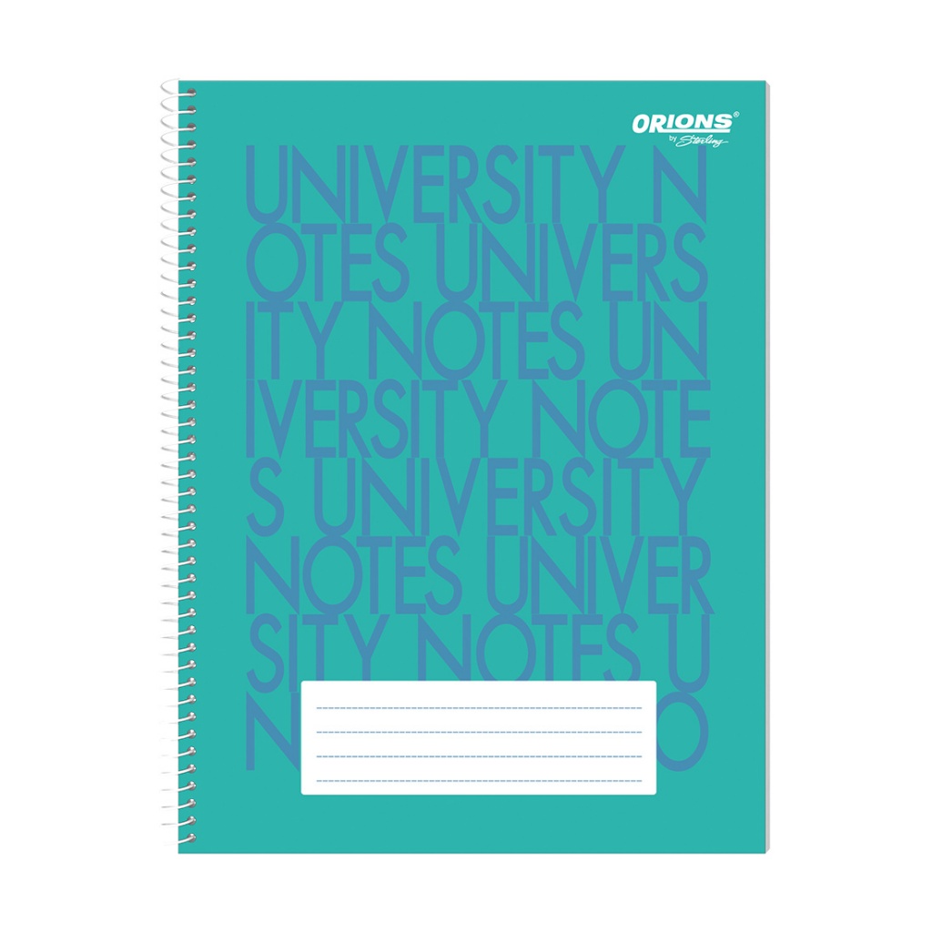 1 Pc Orions University Notes II Spiral Big Notebook 8" x 10 1/2" 80 ...