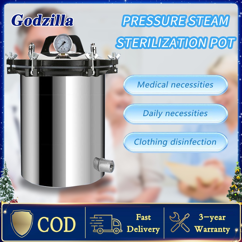 24L Stainless Steam Retort Machine Autoclave Medical Steam Sterilizer ...