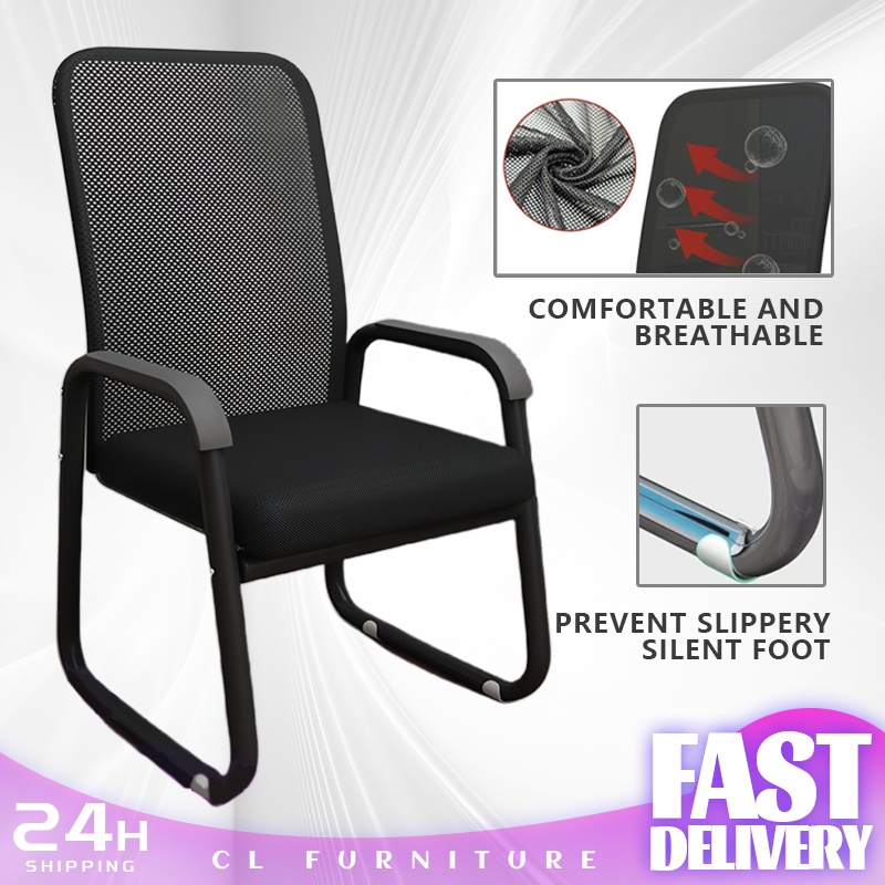 ⭐CL⭐Ergonomic Chair Breathable Mesh Widening Back Computer Chair Office ...
