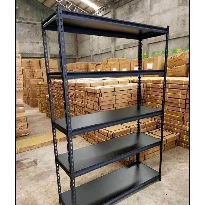 5 Layer Storage Rack with Laminated Shelves Wood (Boltless) | Shopee ...