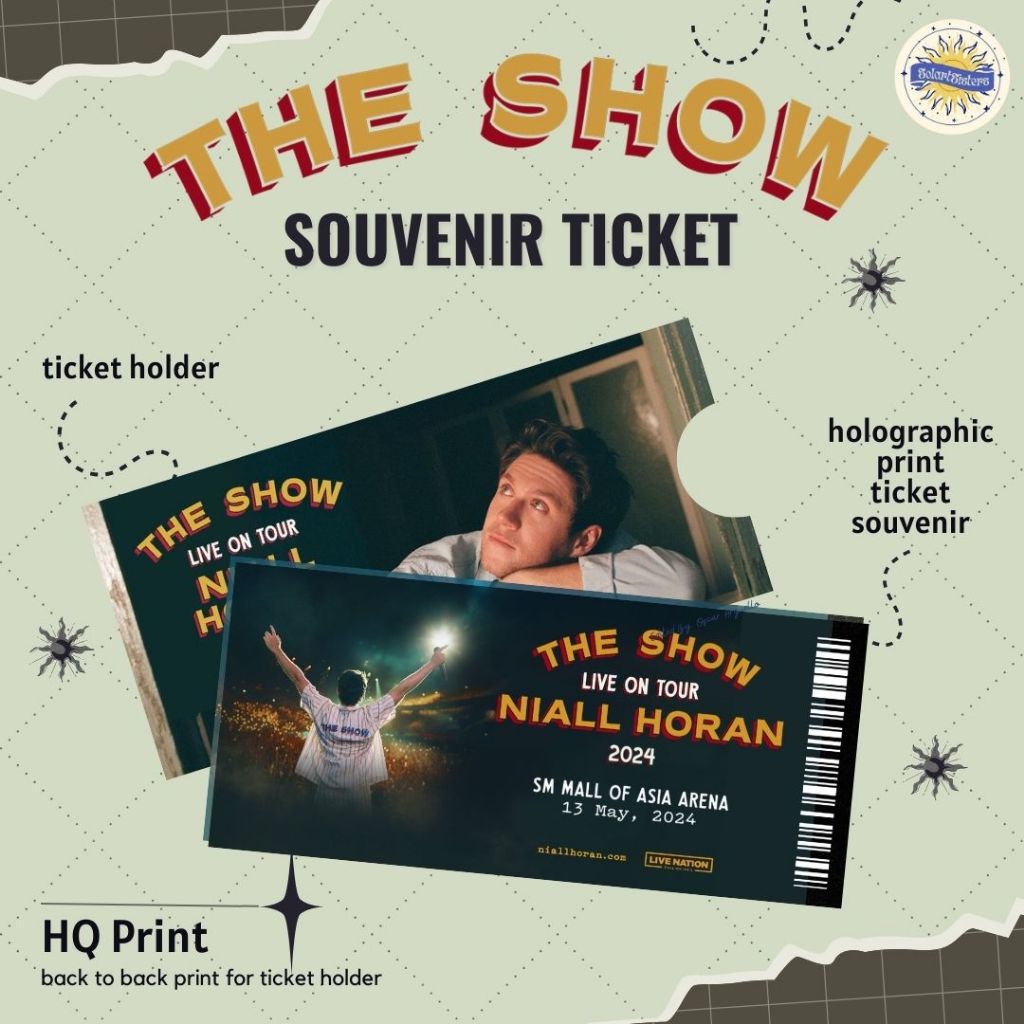 NIALL HORAN The Show: Live on Tour Souvenir Commemorative Concert ...