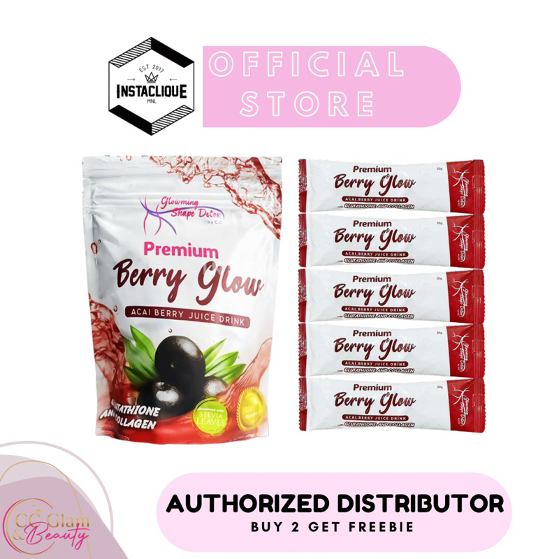 CC Glam & Beauty Glowming Shape Detox Berry Glow Glutathione & Collagen ...