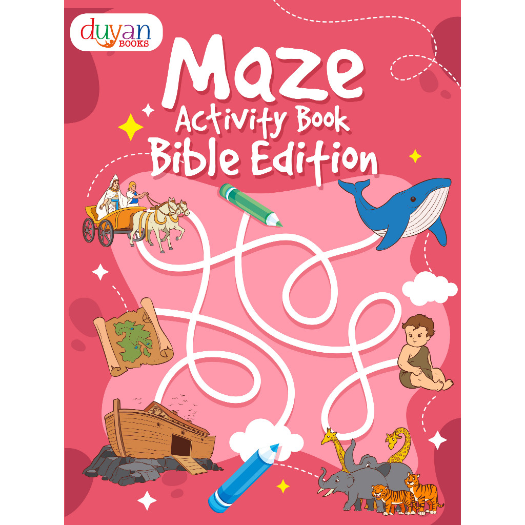Maze Activity Book Bible Edition - Duyan Books | Shopee Philippines