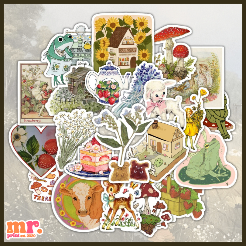 COTTAGECORE VOL 2 STICKERS AESTHETIC WATERPROOF | Shopee Philippines