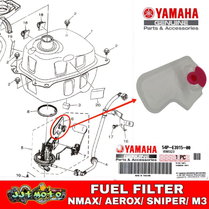 FUEL FILTER - NMAX/AEROX/SNIPER/M3 | Shopee Philippines