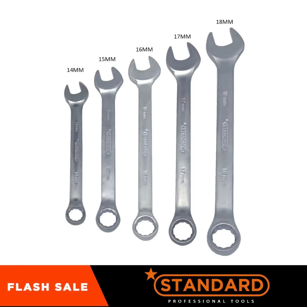 STANDARD Box Open End Combination Wrench Black Electrophoresis Coating ...