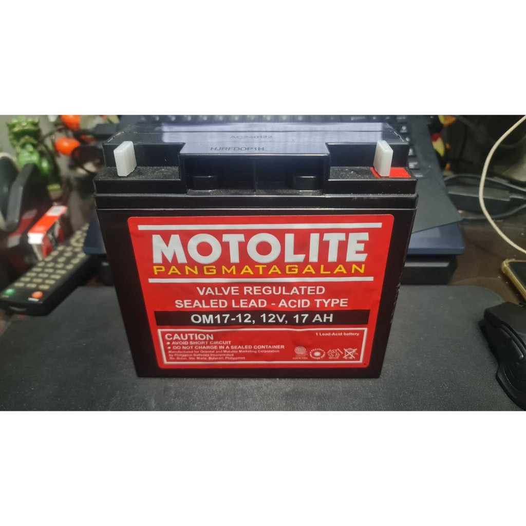 Motolite Jetski OM17-12 VRLA Battery(17Ah 12V) and E-Bike, Generator ...