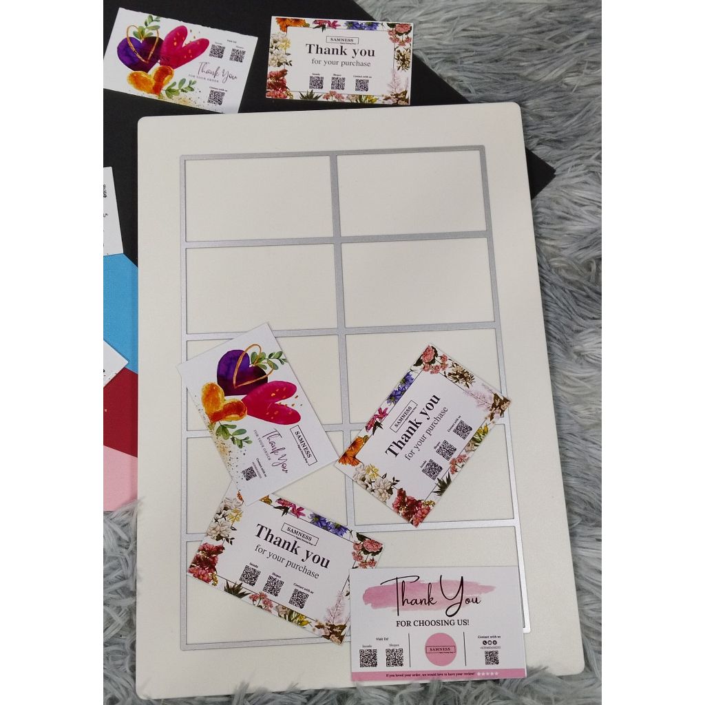 metal cutting dies for making calling card and thank you card label ...