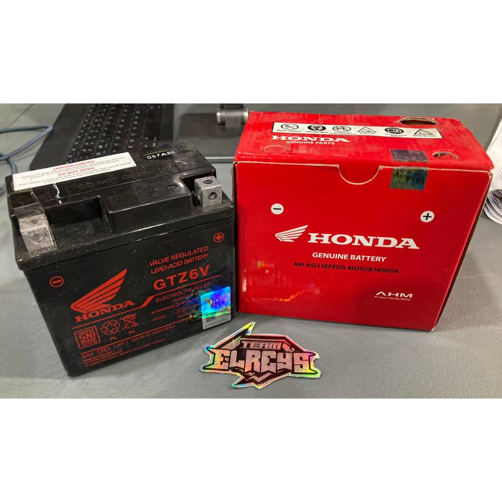 STOCK HONDA BATTERY GTZ6V FOR CLICK/ADV/PCX 160 | Shopee Philippines