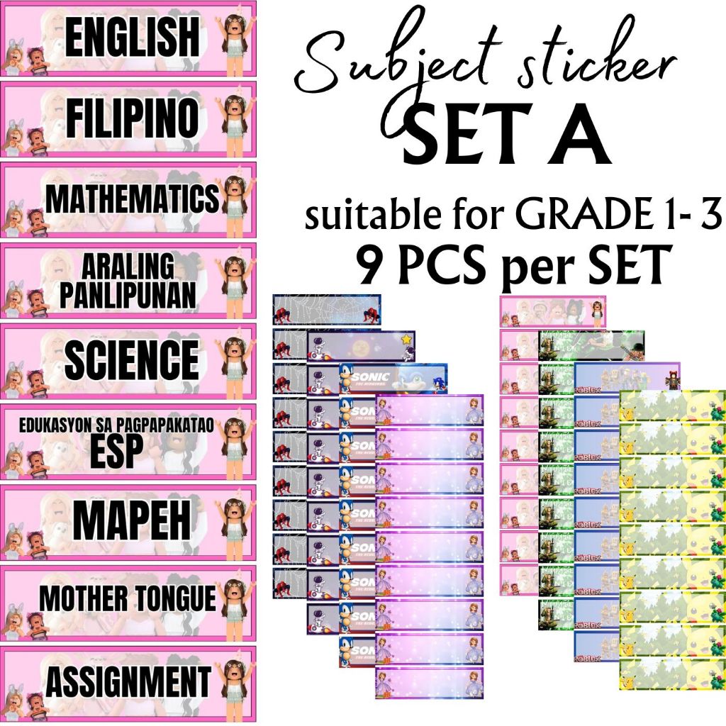 subject sticker label character design SAMNESS | Shopee Philippines