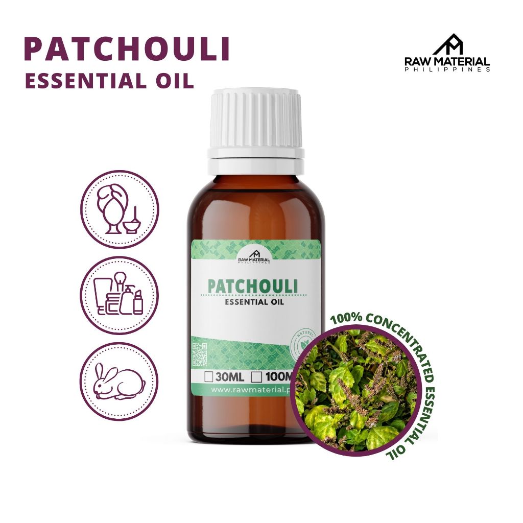 Patchouli Essential Oil Premium Natural for Aromatherapy (30mL & 100mL ...