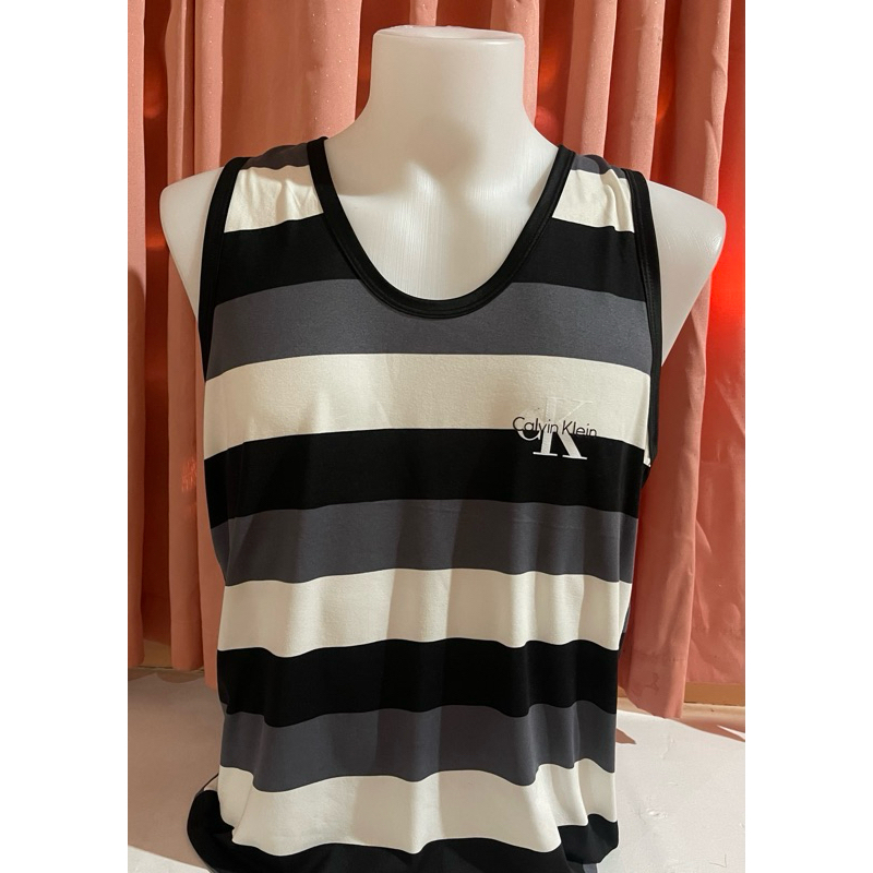 3 PIECES STRIPED SANDO FOR MEN (ASSORTED COLORS) | Shopee Philippines