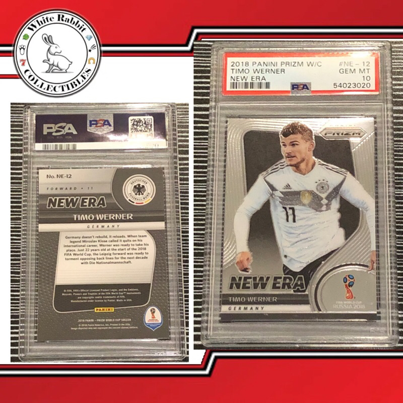 FIFA WC PANINI PRIZM 2018 - Timo Werner New Era Card PSA 10 GRADED Germany | Shopee Philippines