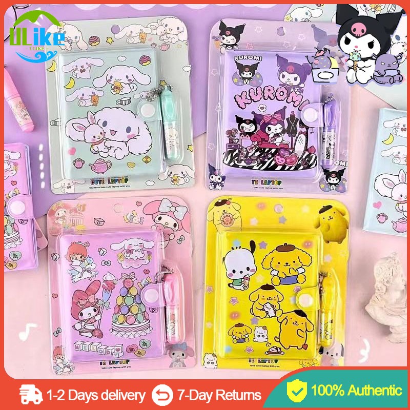 Sanrio Cute Mini Notebook Set PU material Student Mini Handbook Best ...