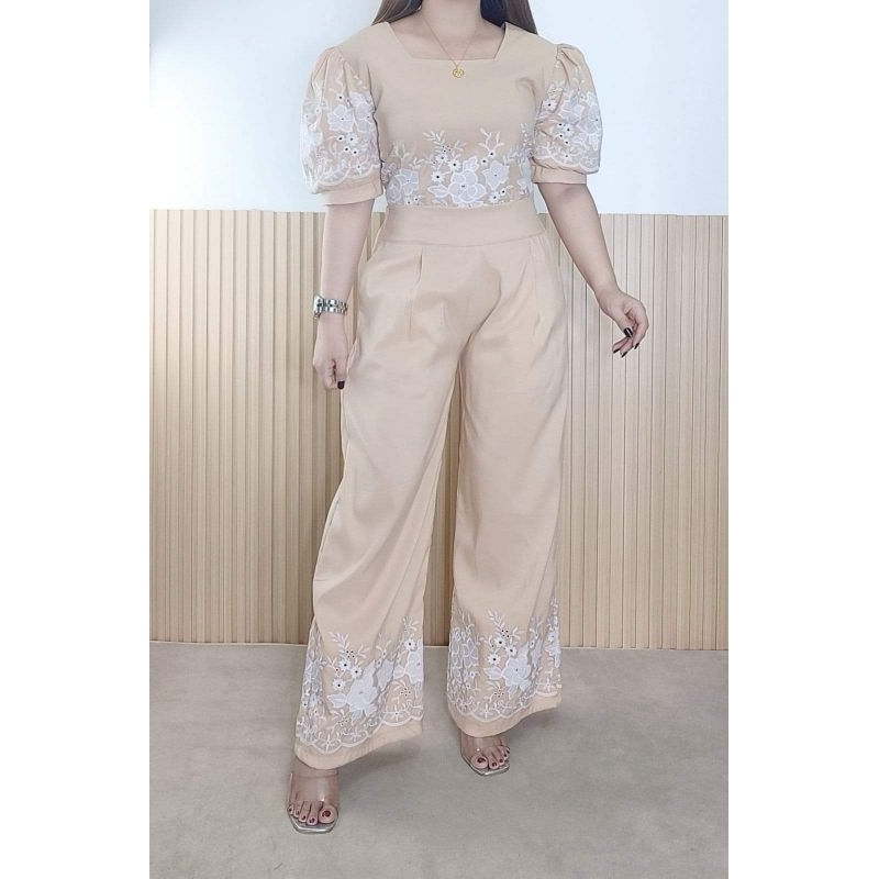 DashingDuds BONNIE PANTS COORDS cotton eyelet senepa formal party ...