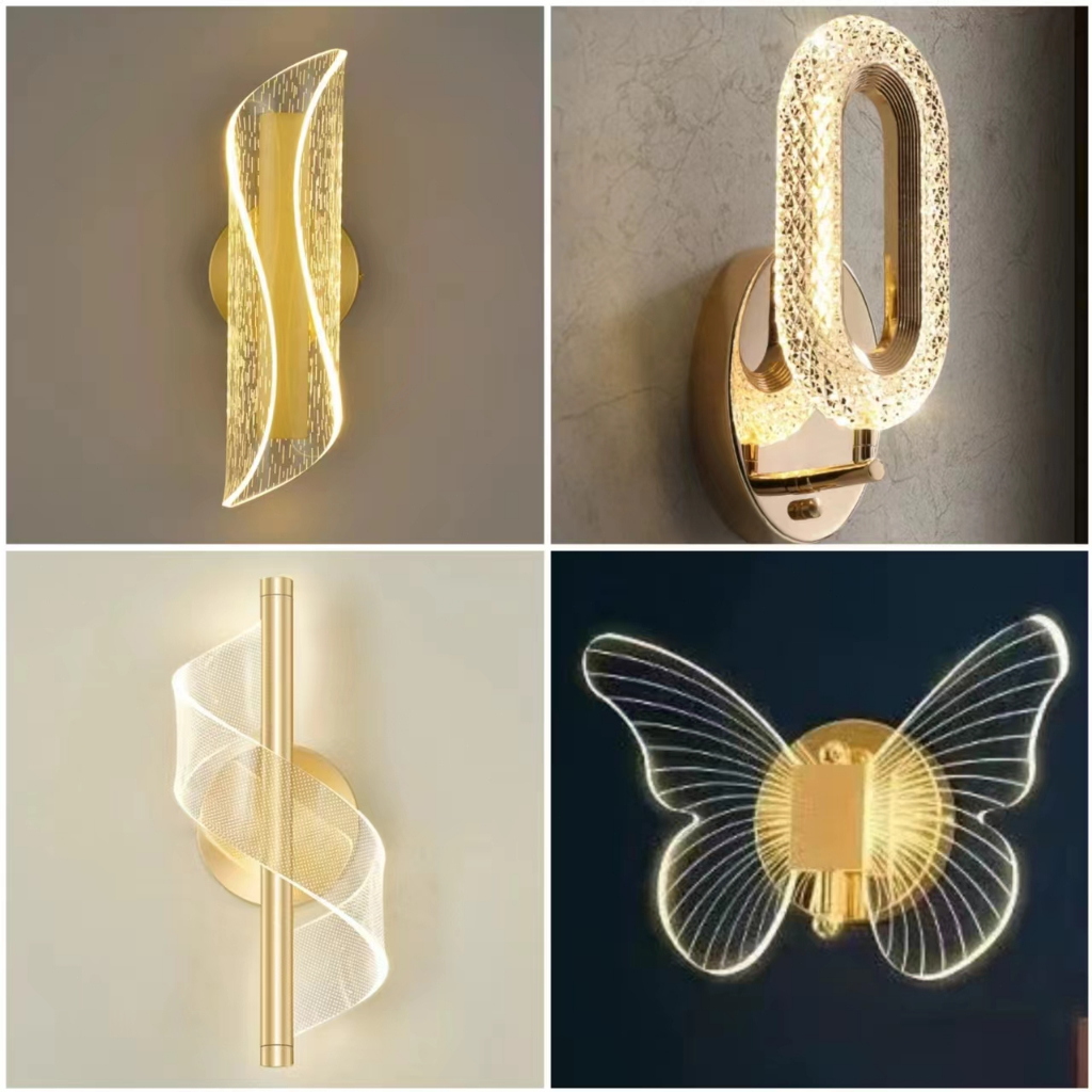 Wall light bedroom light bedside lamp ceiling light led wall lamp ...