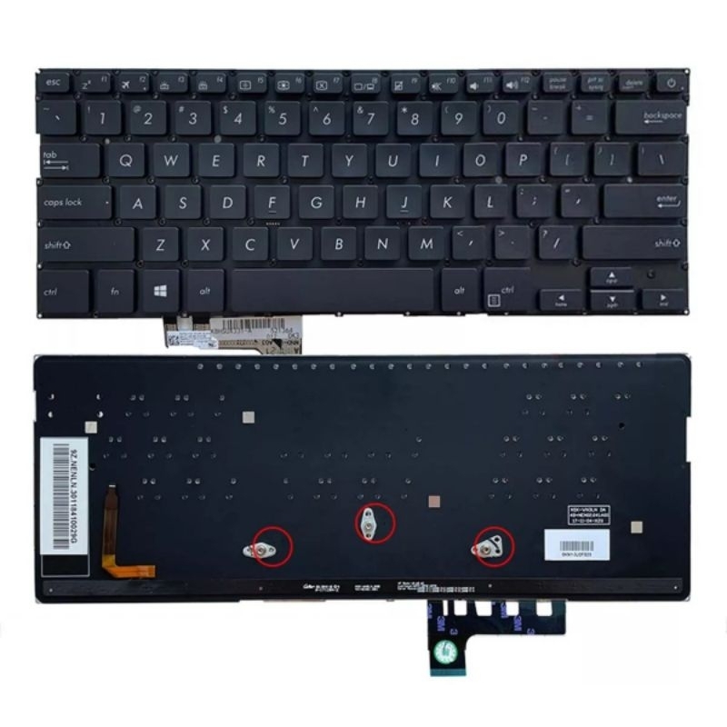 NEW Laptop Keyboard replace For Asus ZenBook UX331 UX331FA UX331FN ...