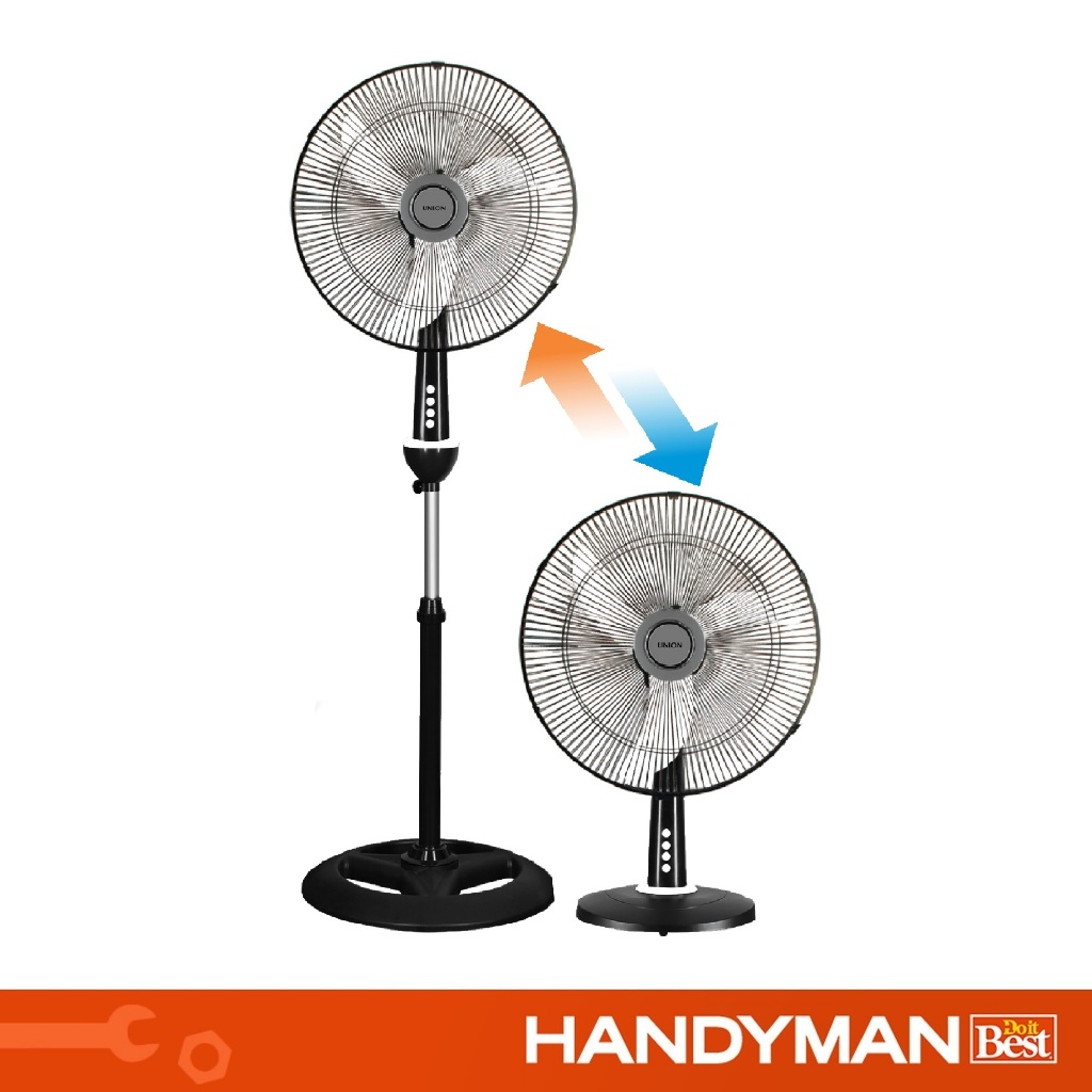 Union 2-in-1 Stand Fan 16" Black (UGSF-1646BW) | Shopee Philippines