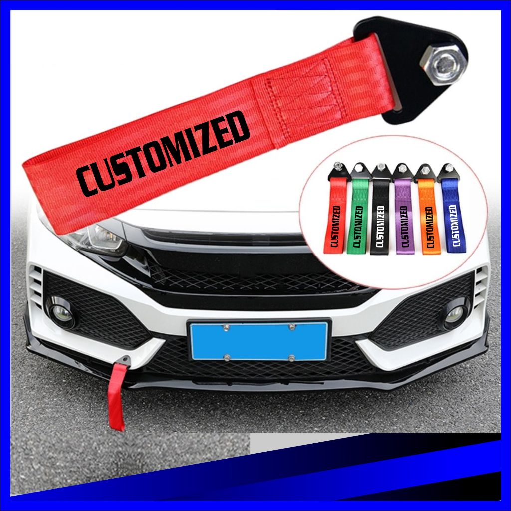 Customized Motorcycle Tow Strap or Car Tow Strap Car tow rope trailer ...