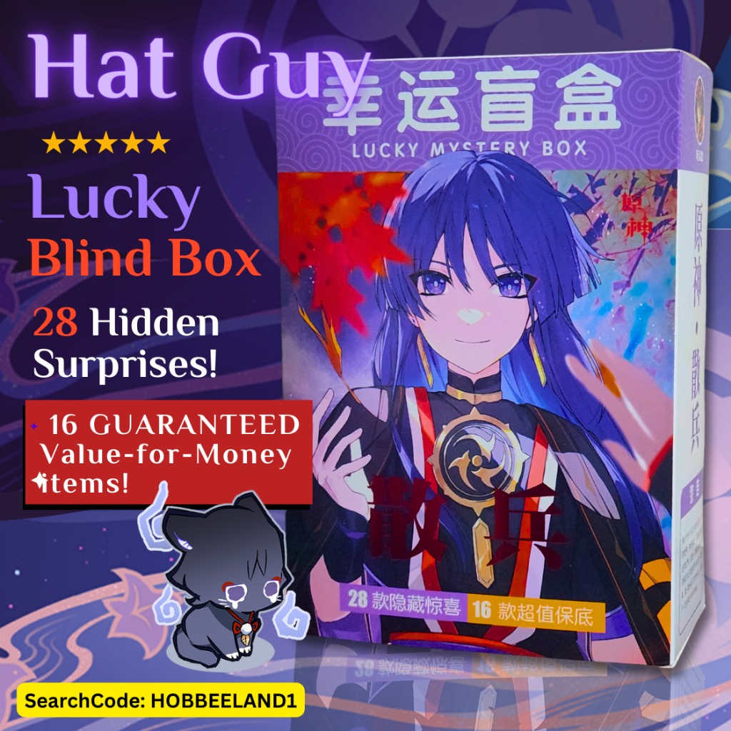 Genshin Impact Lucky Blind Box | HOBBEELAND1 | Scaramouche Raiden Xiao ...