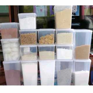 (SET OF 3) LARGE FOOD STORAGE CONTAINER CEREAL MILK TEA POWDER HALO ...