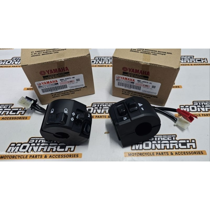 YAMAHA GENUINE HANDLE SWITCH ASSY (LEFT/RIGHT) FOR AEROX V2 155 VVA ...