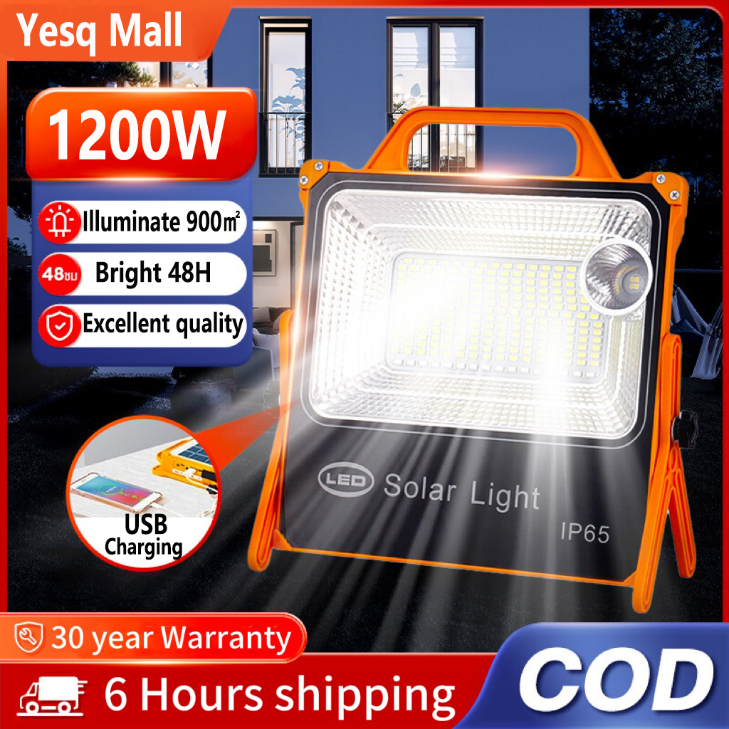 Solar Emergency Light Solar Light Outdoor Waterproof Solar LED Flood ...