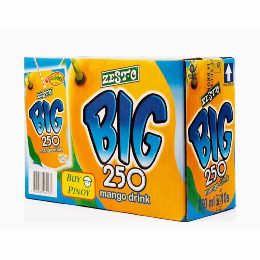 Big 250 Zesto Juice Drink (1 box x 10) 250mlx10 B | Shopee Philippines