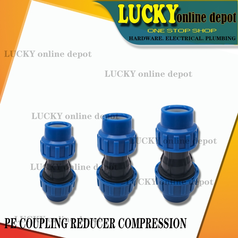 PE COMPRESSION PIPE FITTINGS REDUCING COUPLING SOLD PER PIECE | Shopee Philippines