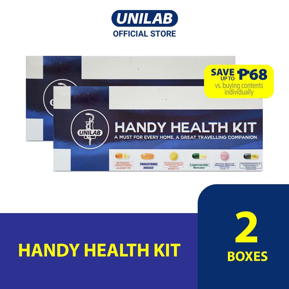 Unilab Handy Health Kit - Medicines for First Aid and Medical ...