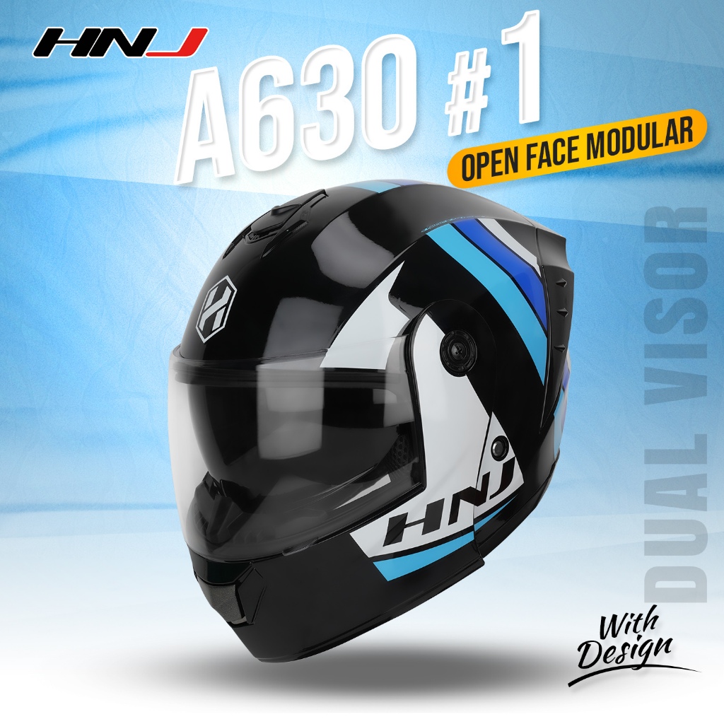 (BETTER FIT WITH SMALLER HEAD) HNJ A630 Modular helmet for motorcycle ...