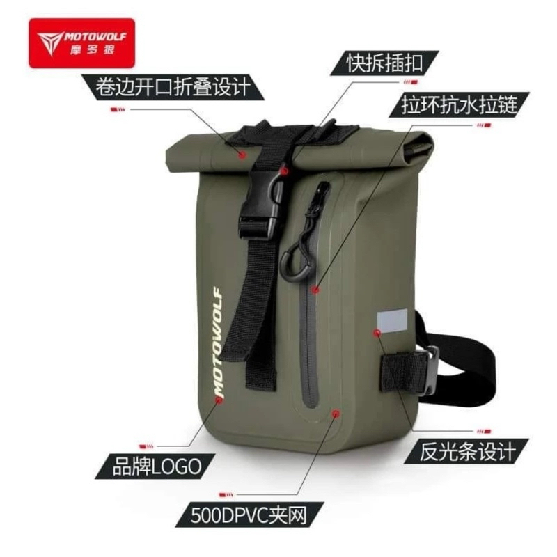 MOTOWOLF WATERPROOF LEG BAG 0708B (Perfect for Long Rides) | Shopee ...
