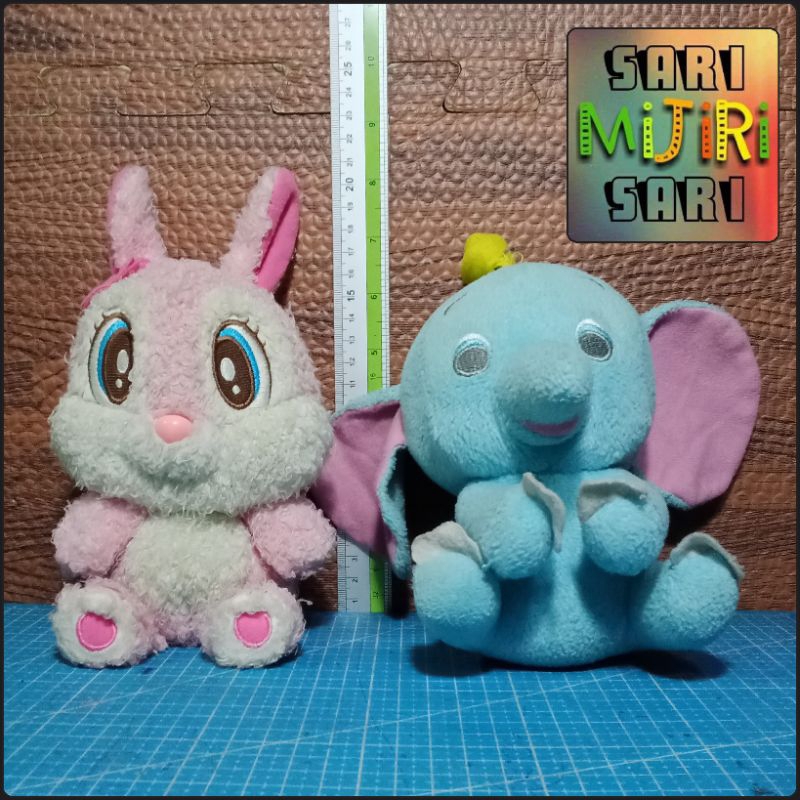 Pre-loved 7 inches Disney's stuff toy plushies: Pink Miss Bunny from ...