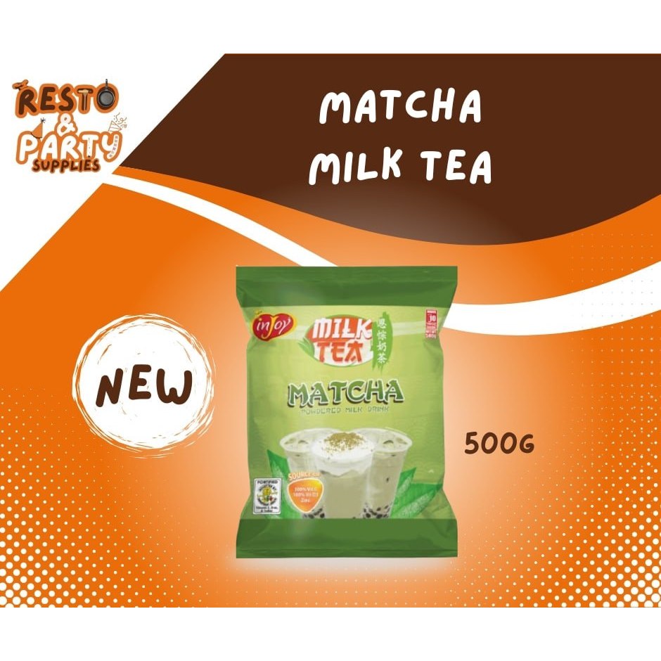 Injoy Milktea - Matcha 500g | Shopee Philippines