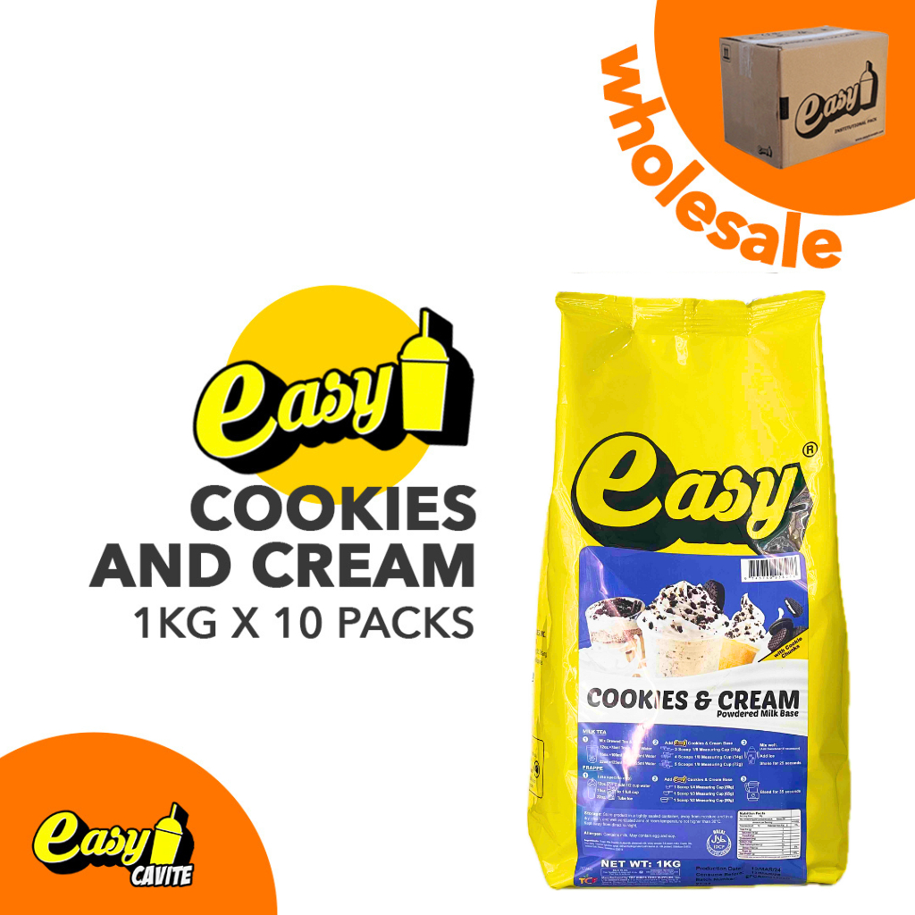 Easy Brand Cookies & Cream Easy Base Powder 10kg Wholesale New ...