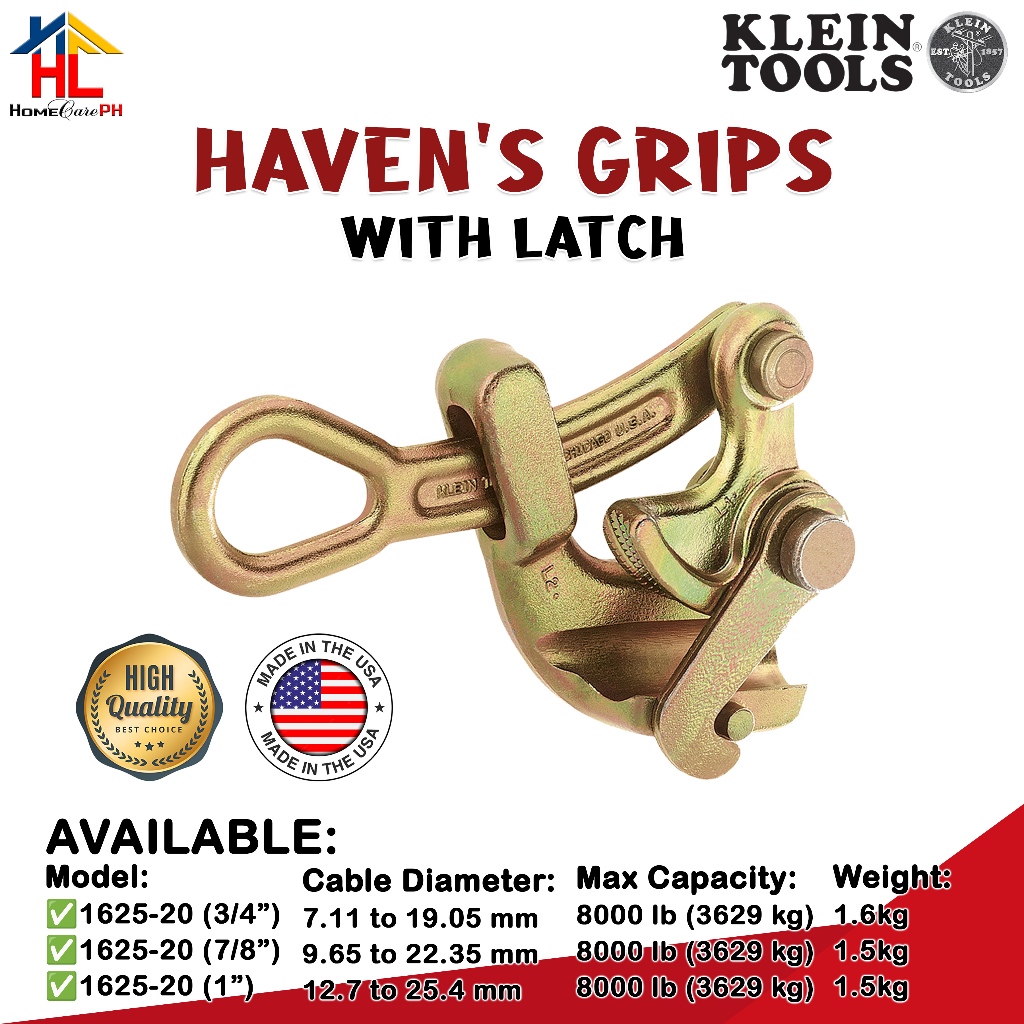 Klein Tools Haven's Grip with Latch | Shopee Philippines