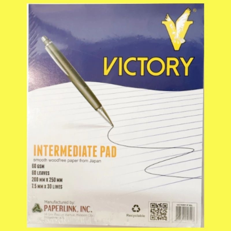 Intermediate pad Victory/ Mica / XO sold per ream (10pads) | Shopee ...