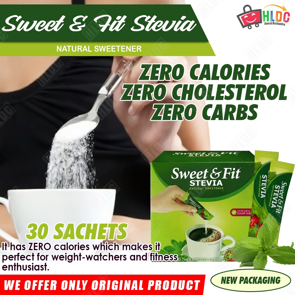 Glorious Blend Sweet & Fit Stevia ( 30 Sachets ) Natural Sweetener ...