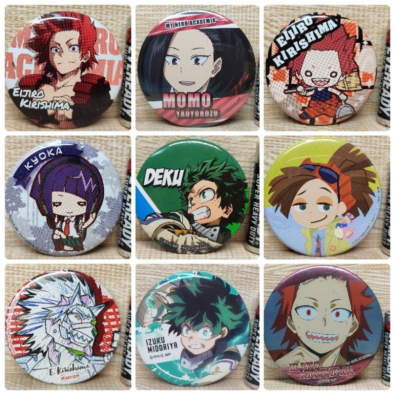 RESTOCKED Jan 19 My Hero Academia Can Badge MHA | Shopee Philippines