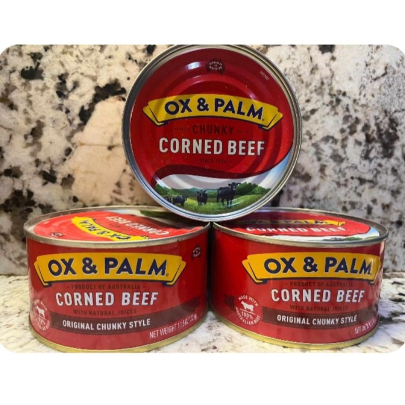 OX AND PALM CORNED BEEF NET WEIGHT 11.5 OZ(32G) | Shopee Philippines