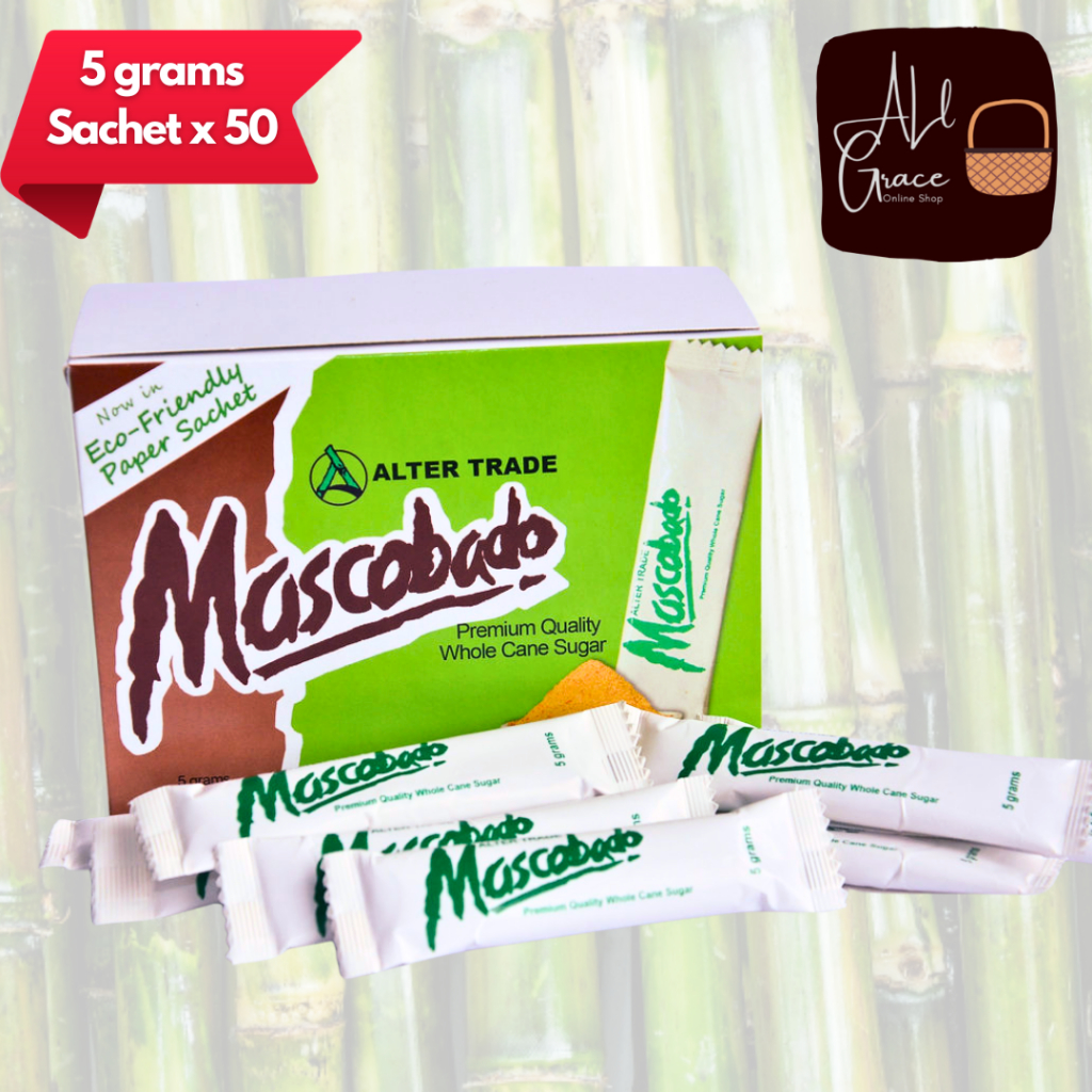 Mascobado 5 grams x 50 Sachets / Mascovado / Muscovado Sugar Organic ...