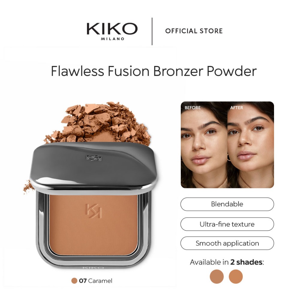 KIKO Milano Flawless Fusion Bronzer Powder | Shopee Philippines