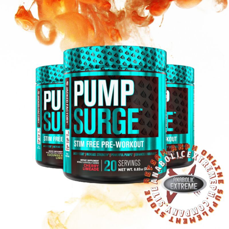 *Jacked Factory Pump Surge Caffeine Free Pre-Workout for Men & Women ...